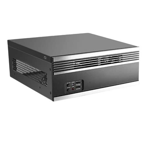 Itx Case Brushed Aluminum Panel Portable Mini Comp Grandado