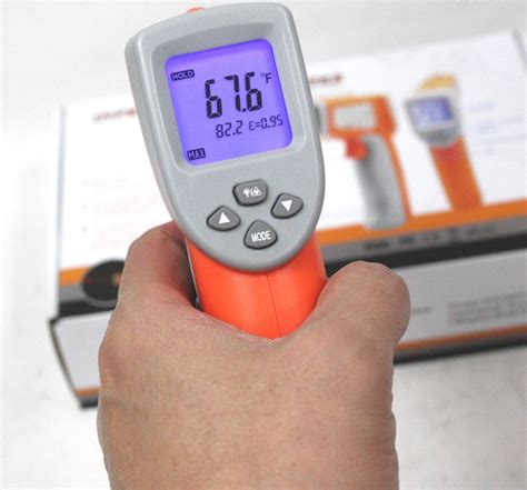 Dual Laser Optical Focus Temperature Hand Gun Non Contact Infrared