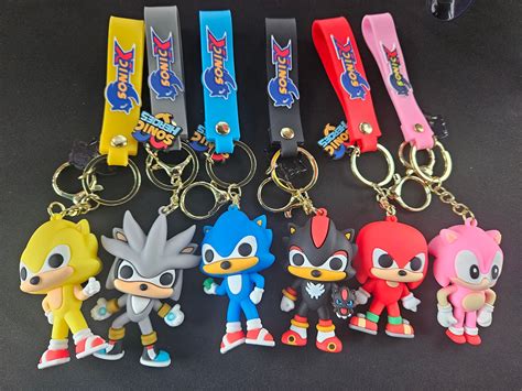 Sonic Sonic The Hedgehog Cartoon T Keychains Keyrings Etsy Australia