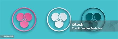 종이 잘라 Rgb 와 Cmyk 색상 믹싱 아이콘은 파란색 배경에 격리 종이 아트 스타일 벡터 계측기 교정에 대한 스톡 벡터 아트 및 기타 이미지 Istock