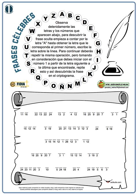 En La Siguiente Actividad Se Trabaja Un Criptograma Para Lo Cual Se Le