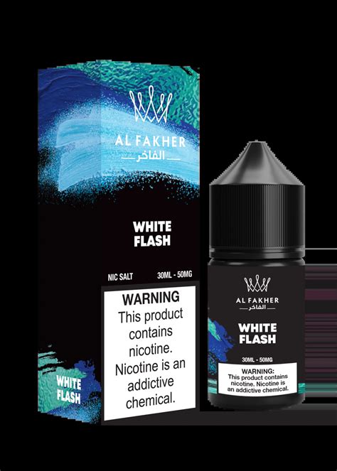 E Liquids 30ml 50mg White Flash Alfakher Crownbar
