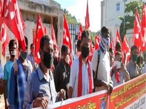 Andhra Pradesh Cpim Holds Hunger Strike Demanding Budget Allocations