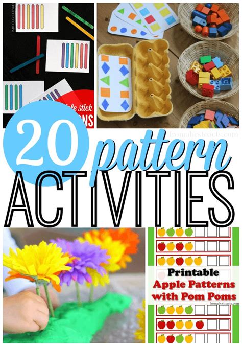 Awesome Pattern Activities For Preschoolers From Abcs To Acts Math Activities Preschool