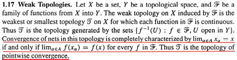 Functional Analysis Weak Topology And The Topology Of Pointwise