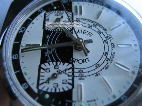 Cimier Scheinchronograph Telemeter 60er Jahre Handaufzug