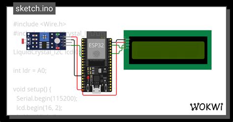 Rangkaian Ldr Wokwi Esp32 Stm32 Arduino Simulator