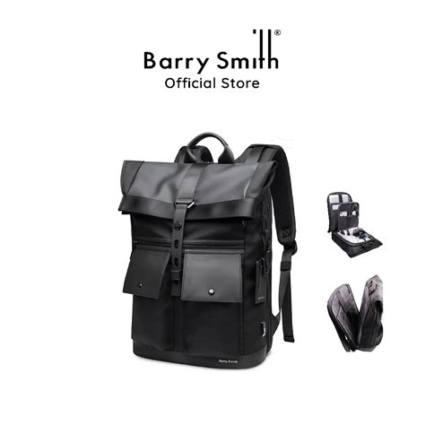 Barry Smith B64501 Laptop Backpack Shopee Malaysia