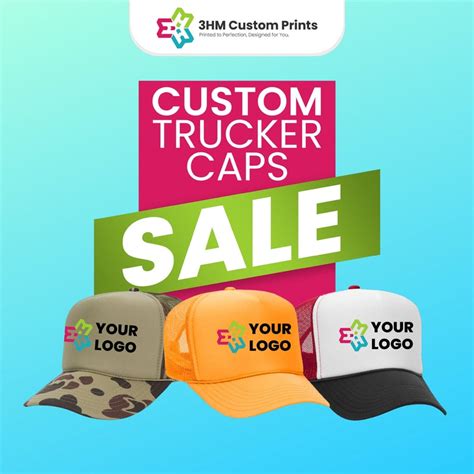 Custom Trucker Hat Etsy