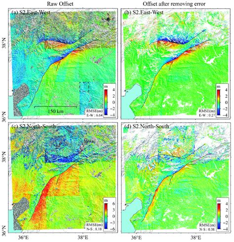surface displacement by optical image sub pixel correlation of download scientific diagram