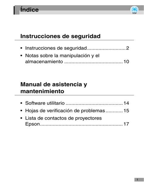 Epson Safety Instructions Manual