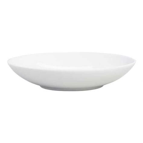 Coupe Round White Porcelain Soup Bowl Set
