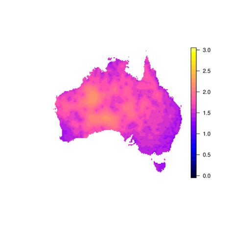 Map Of The Kriging Standard Error 18 For The Kriging Predictor Shown Download Scientific