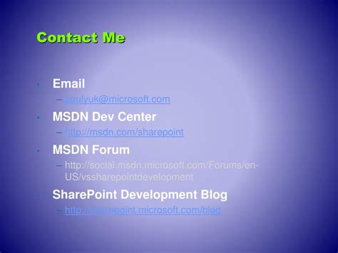 Ppt Introduction To Sharepoint Development With Vs2010 Powerpoint