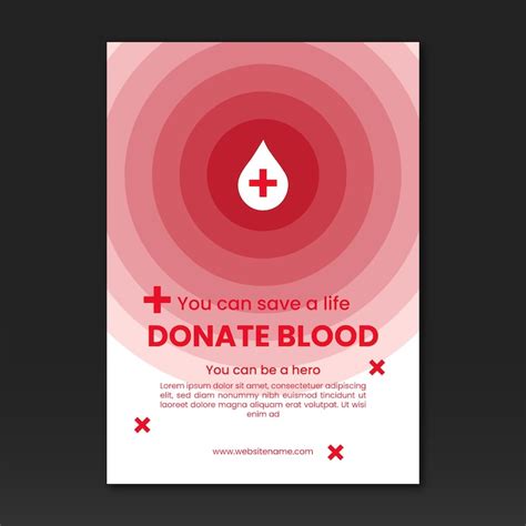 헌혈 포스터 이미지 Freepik에서 무료 다운로드
