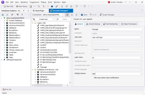 How To Create A New User In Sql Server And Manage Permissions