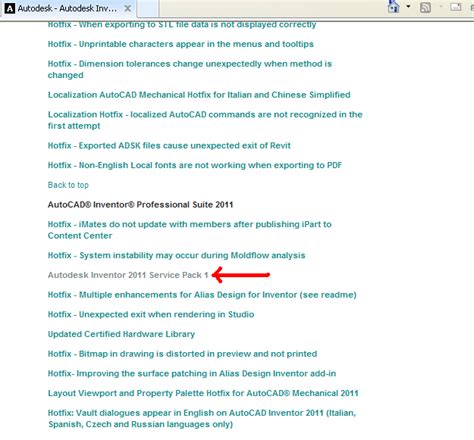 Solved Inventor Service Pack 1 Autodesk Community