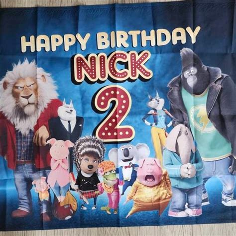 Sonic Birthday Party Backdrop Sonic Hedgehog Birthday Banner Custom