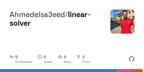 GitHub Ahmedelsa3eed Linear Solver