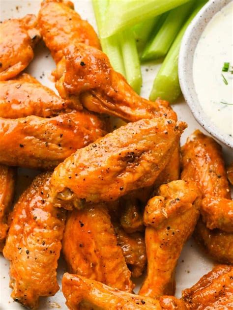 Crispy Baked Buffalo Chicken Wings Story Nyssas Kitchen