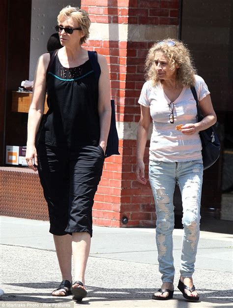 Glee Star Jane Lynch Is Comforted By A Friend On Day Out In The Wake Of