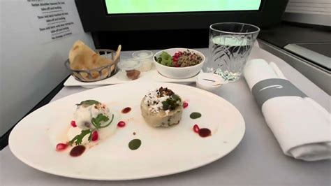 British Airways Business Class Food