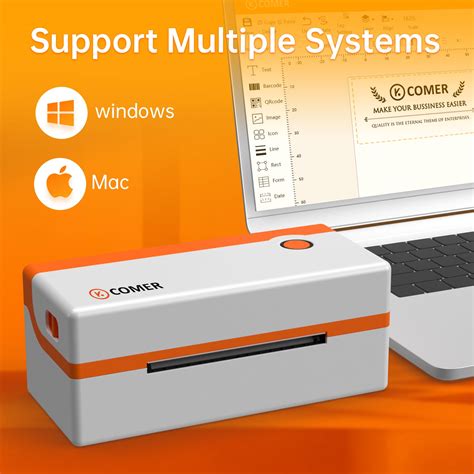 K Comer Rx106f Thermal Shipping Label Printer Comer Store
