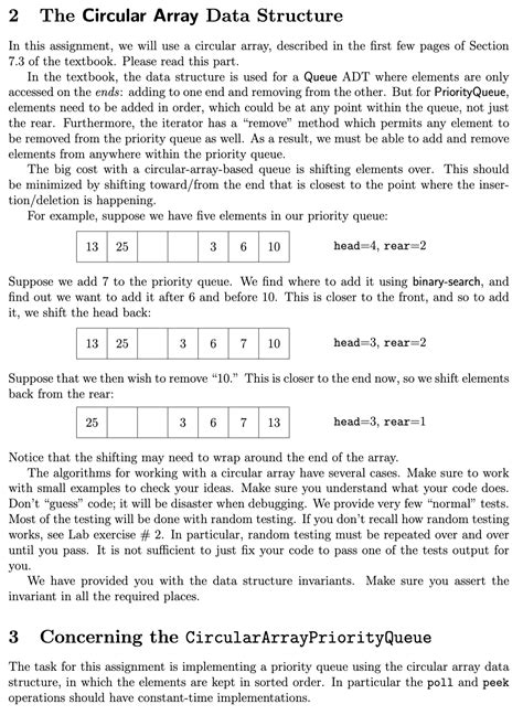 Solved As Described In Section 101 A Priorityqueue Is A