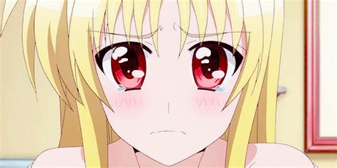 Safebooru 1girl Animated Animated  Blonde Hair Fate Testarossa Lyrical Nanoha Mahou Shoujo