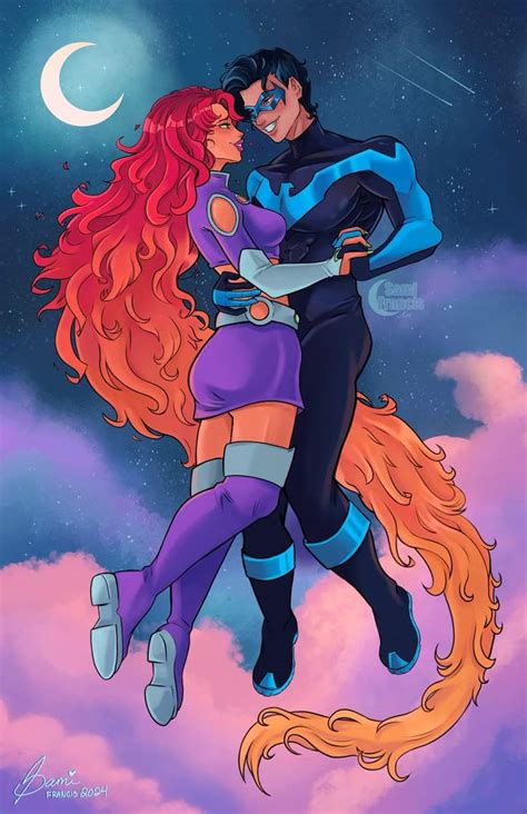 Nightwing And Starfire Nightwing Nightwing And Starfire Starfire