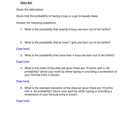 Solved Data Set Given The Data Below Given That The Chegg Com