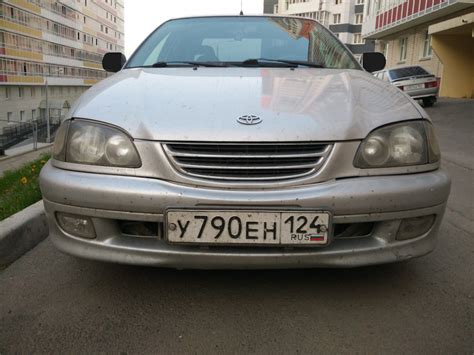 Бампер от Мерседеса на веник ФШ — Toyota Avensis I 2 л 1999 года
