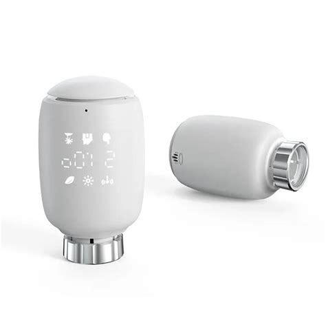 Smart Weekly Schedule Programmable TRV Actuator Thermostatic Radiator Valve With Zigbee