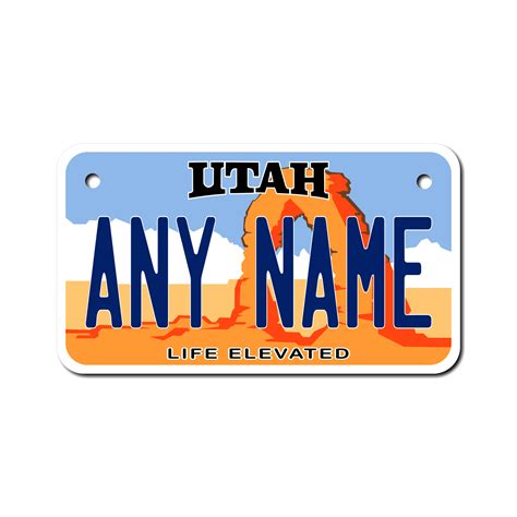Personalized Utah License Plates Custom Plate Pros