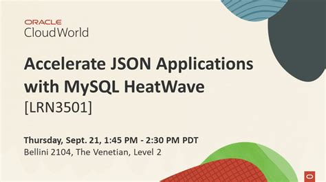 Oracle Mysql On Linkedin Json Mysql Cloudworld