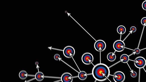 A Growing Network Of Arrows Stock Footage Video 100 Royalty Free