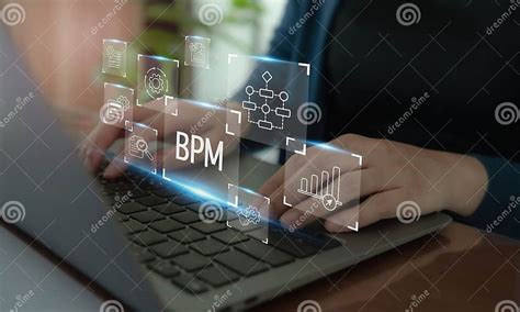 Bpm Business Process Management Concept Optimize Operations