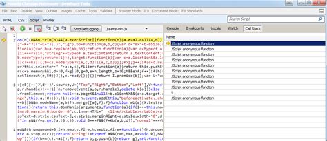 javascript internet explorer console throws error when passing
