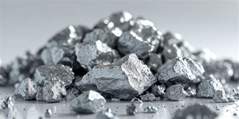 Industrial Metallic Lithium Ore Texture For Battery Technology Stock