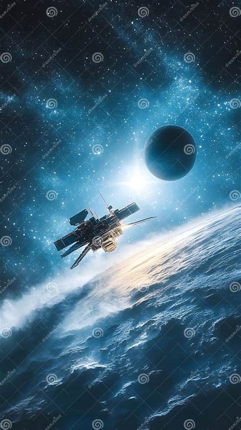 Atmospheric Spacecraft Adventure Exploring Mysterious Planets And Deep