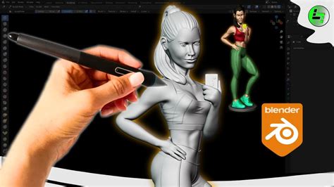 Blender 3d Sculpting How To Create A Girl Character For 3d Printing In