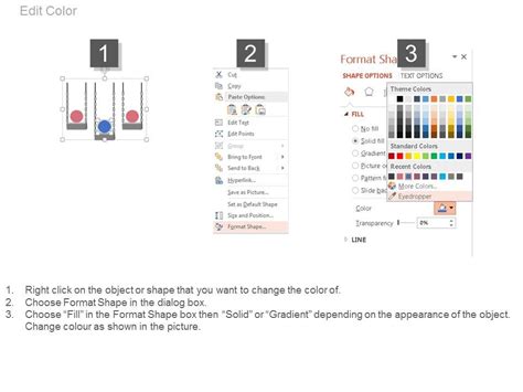 three swings in numeric order powerpoint slides