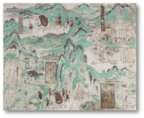 法华经变之化城喻品 莫高窟第103窟 盛唐 清华大学图书馆美术图书馆
