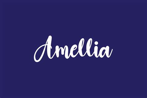 Amellia Fonts Shmonts