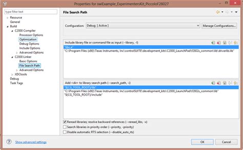 C2000 Launchpad Tms320f28027 Dspbios Linker Problem C2000