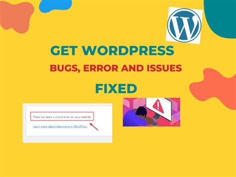 Wordpress Bug Fixes Plugin Fixes Theme Fixes Mysql Fixes Upwork