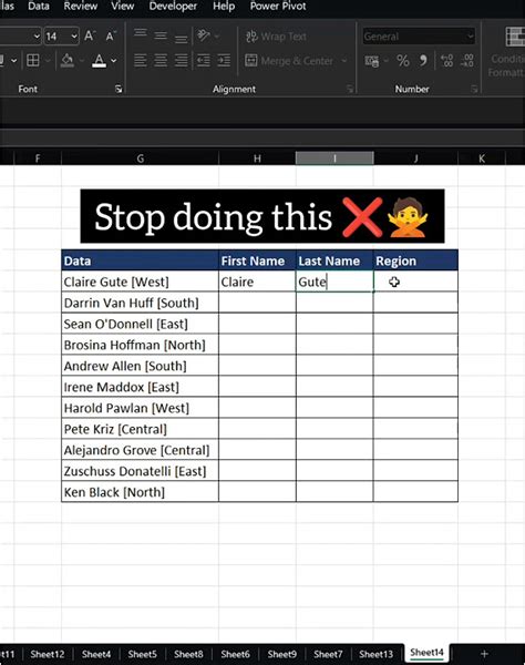 Flash Fill In Excel Shortcut For Flash Fill Excel Tips Exceltutorial Exceltips