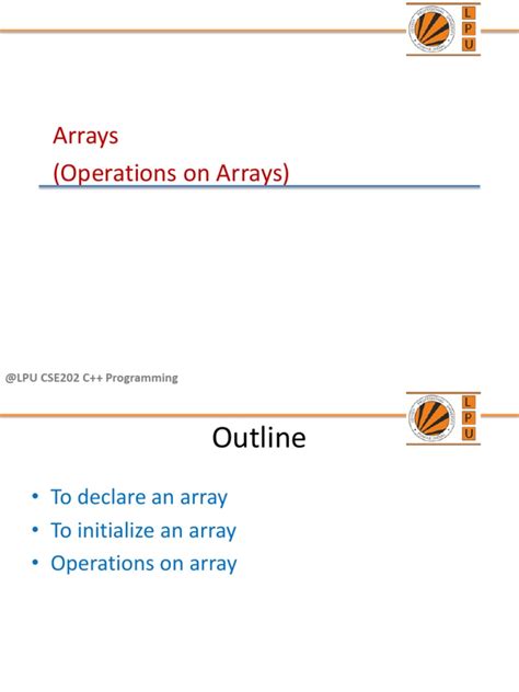 6lecture 6 Arrays Pdf C Programming Language Array Data Structure