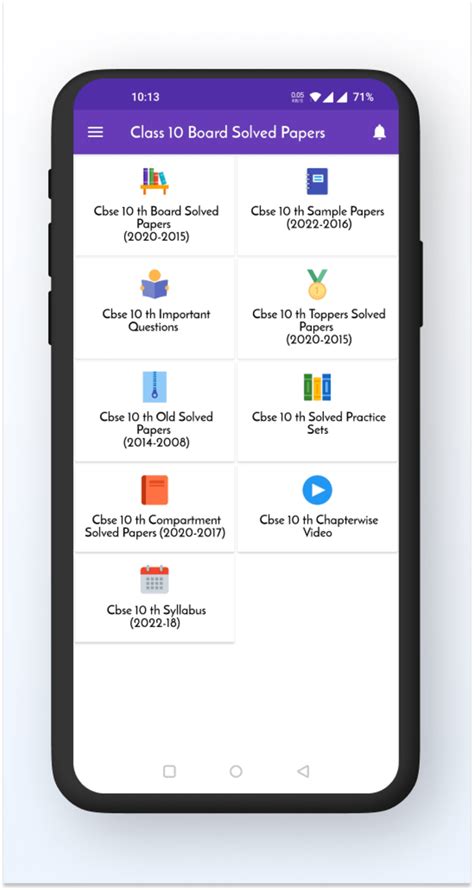 class 10 cbse board solved papers sample papers apk for android download