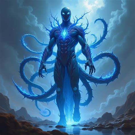 Blue Symbiote Seaart Ai
